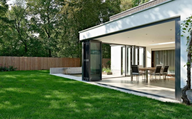 Foldedører ute | Sunflex SF55 | Skreddersydd for terrasse og utestue ...