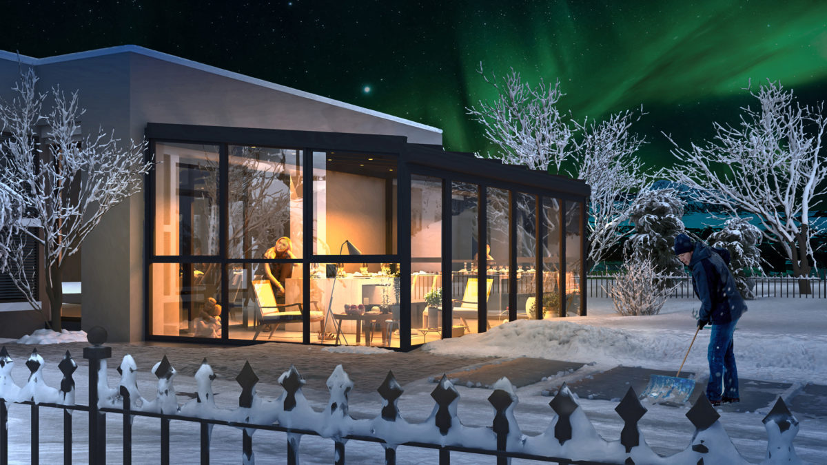 Isolert vinterhage for norske forhold | uteDESIGN