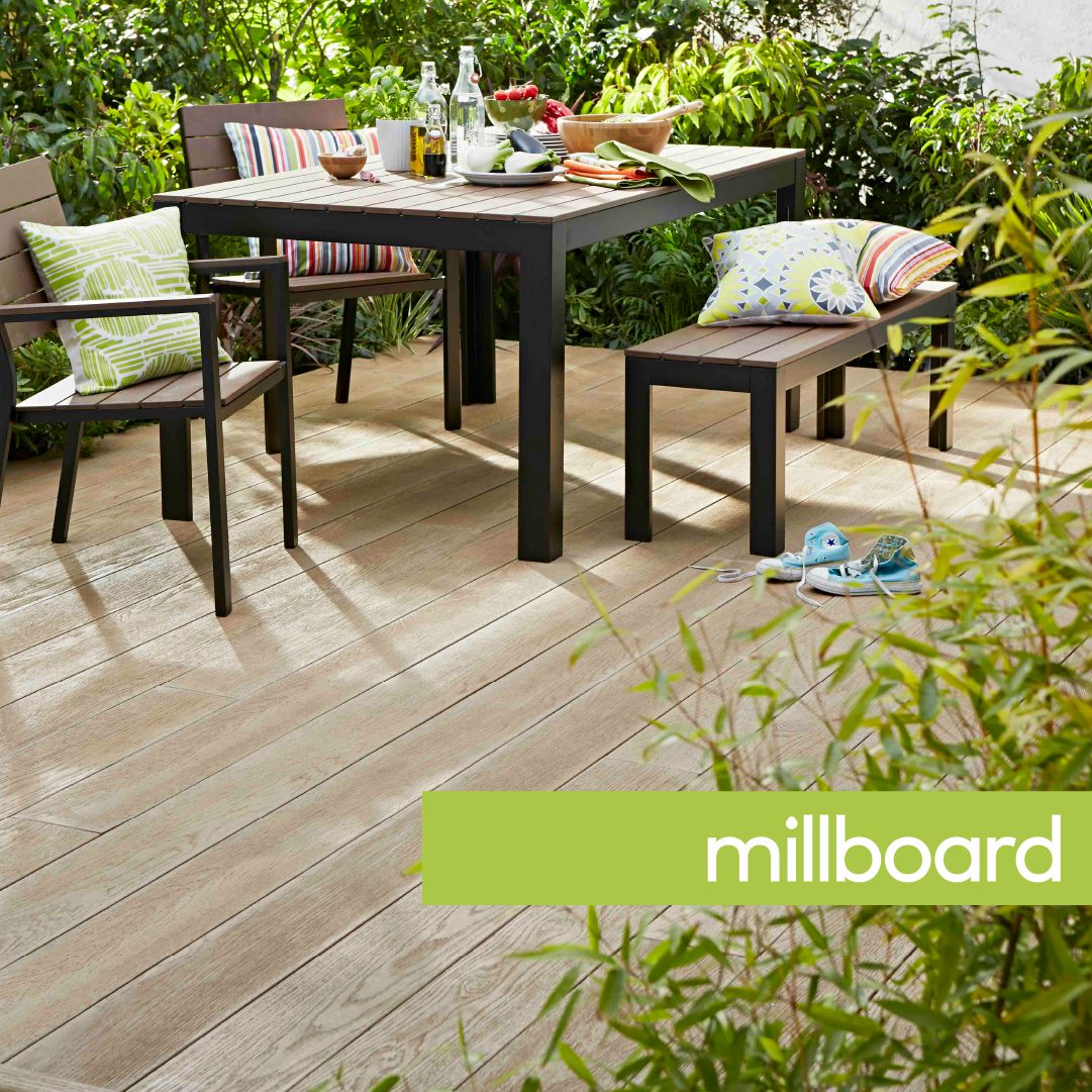 Vedlikeholdsfrie terrassebord i kompositt fra Millboard | uteDESIGN